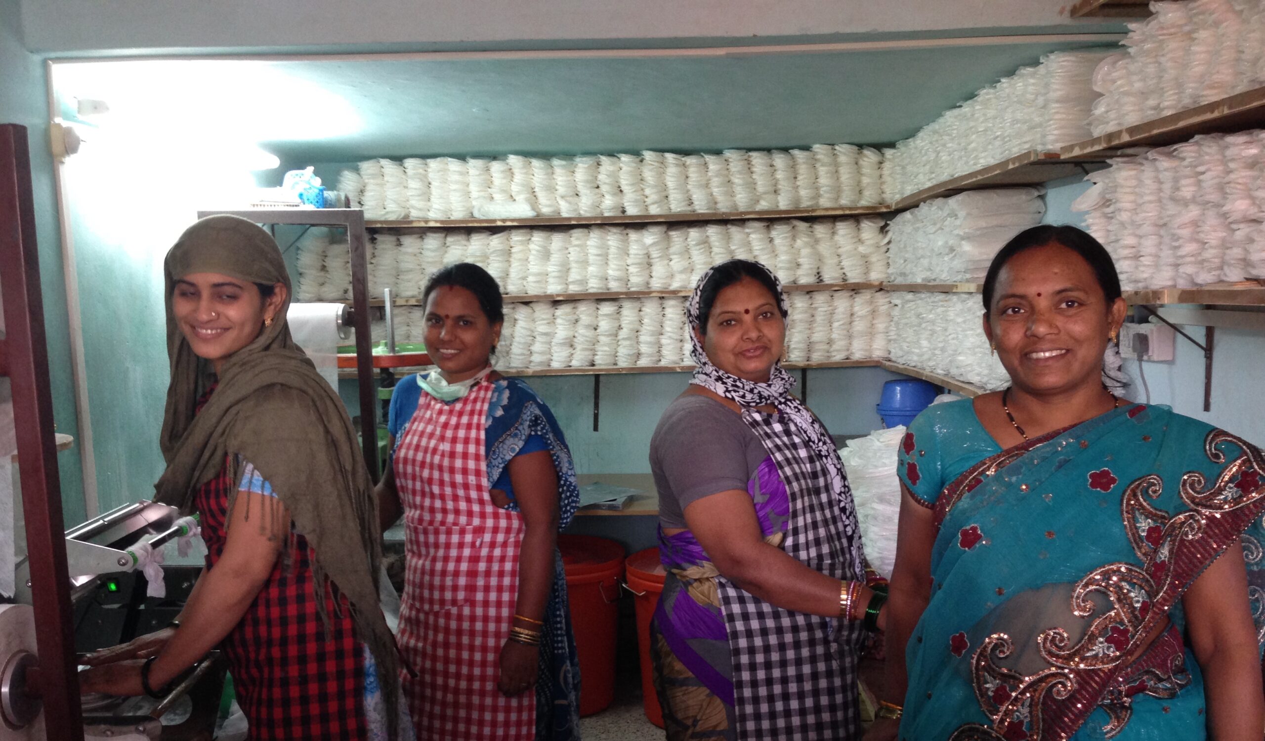 Successful start of business unit sanitary pads in Tuljapur - Women on ...